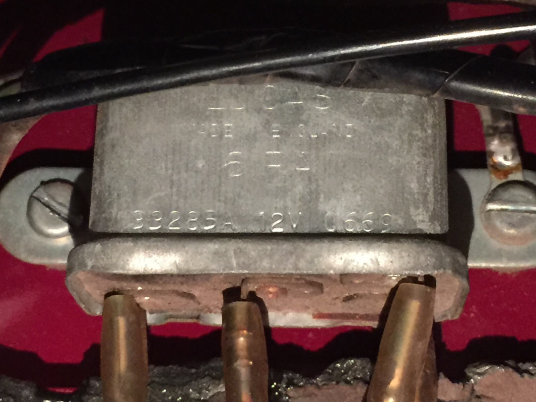 Jaguar E-Type S1 and S2 Rear Window Defrost Circuit